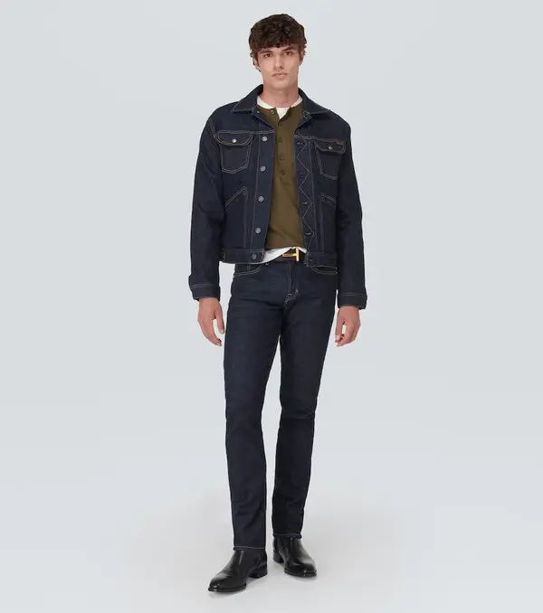 TOM FORD Silk Henley Shirt - Green