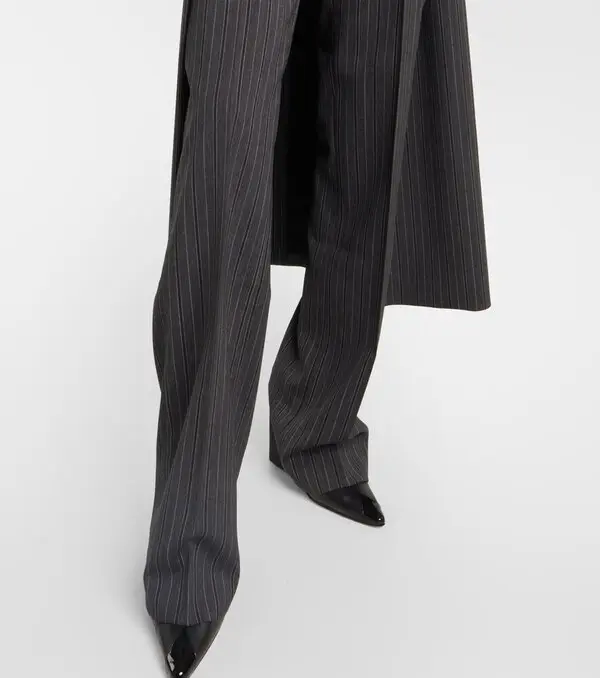Alessandra Rich Pinstriped Straight Pants