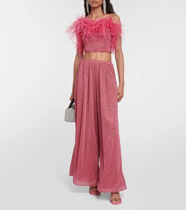 Oseree Lumière Wide-leg Pants