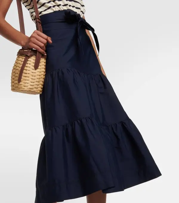 Veronica Beard Pazila Cotton Midi Dress