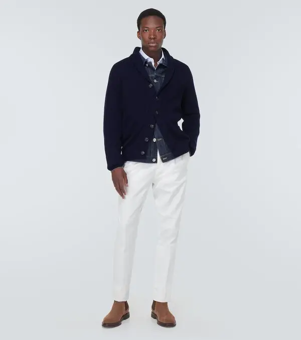 Brunello Cucinelli Ribbed-knit Cashmere Cardigan