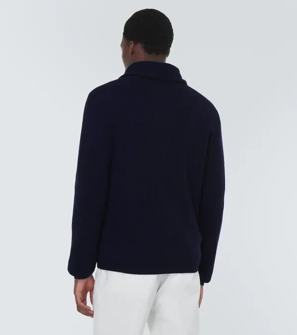 Brunello Cucinelli Ribbed-knit Cashmere Cardigan