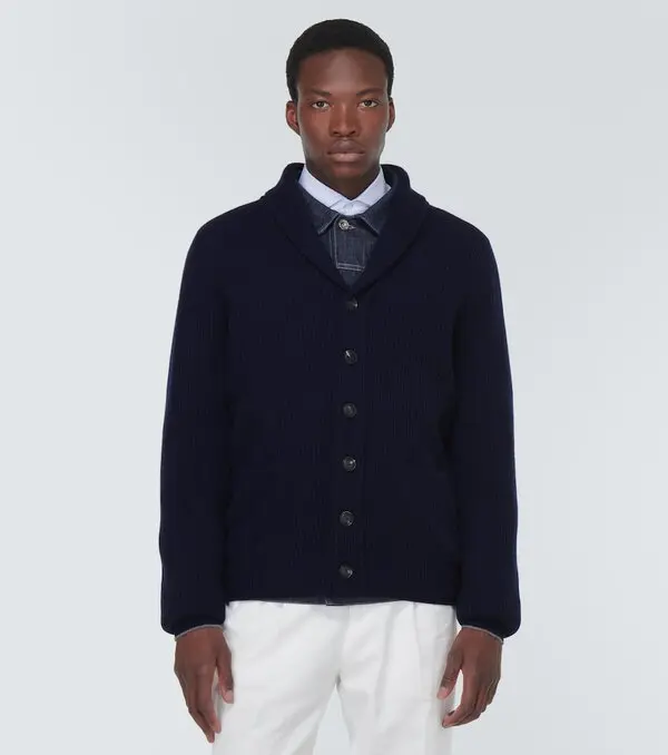 Brunello Cucinelli Ribbed-knit Cashmere Cardigan