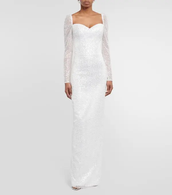 RASARIO Rossalind Sequined Gown