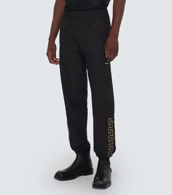 Versace La Greca Sweatpants - Black