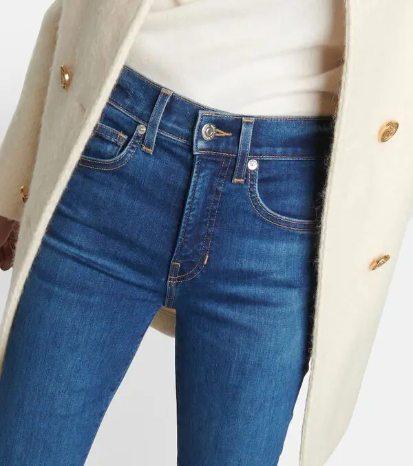 Veronica Beard Beverly High-rise Flared Jeans - Blue