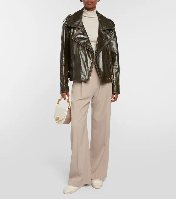 Dorothee Schumacher Leather Biker Jacket