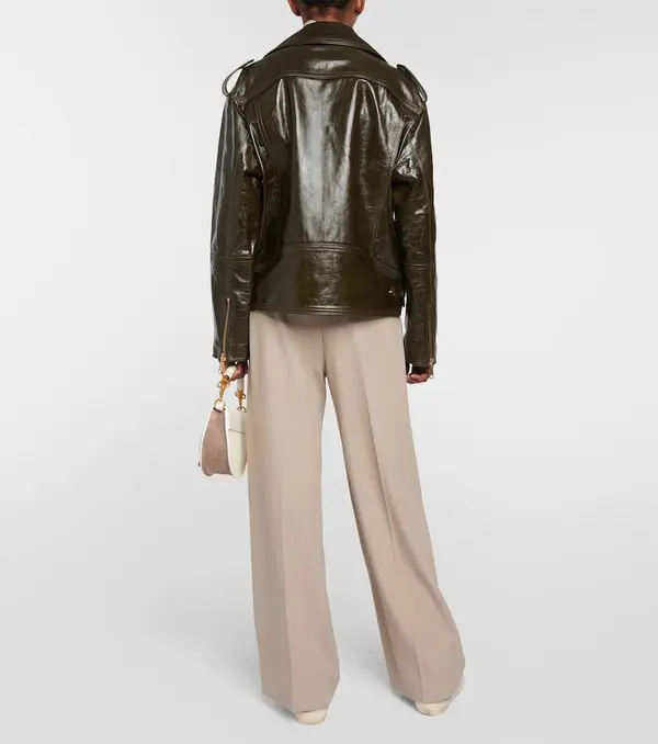 Dorothee Schumacher Leather Biker Jacket
