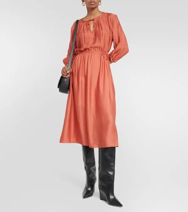 apc red dress A.P.C