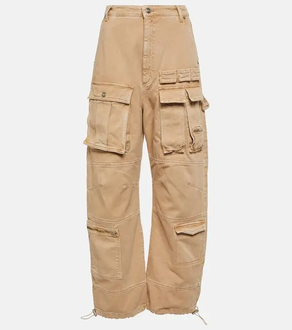 Sportmax High-rise Wide-leg Cargo Pants