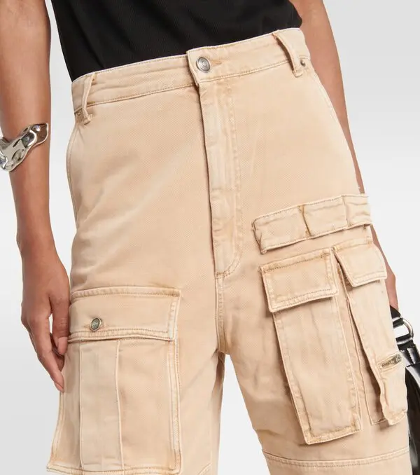 Sportmax High-rise Wide-leg Cargo Pants