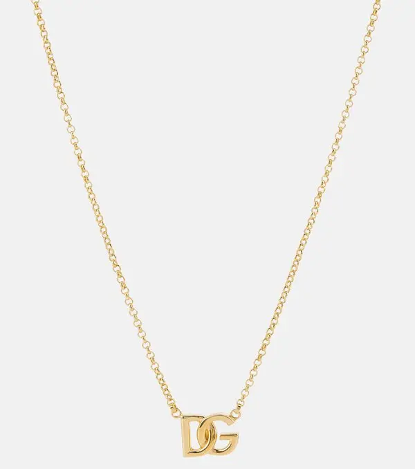 Dolce & Gabbana Dg Logo Embellished Necklace