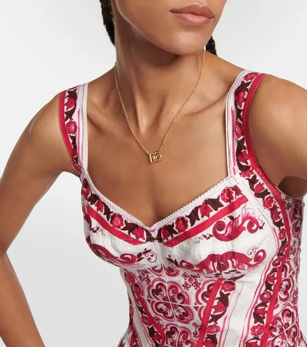 Dolce & Gabbana Dg Logo Embellished Necklace