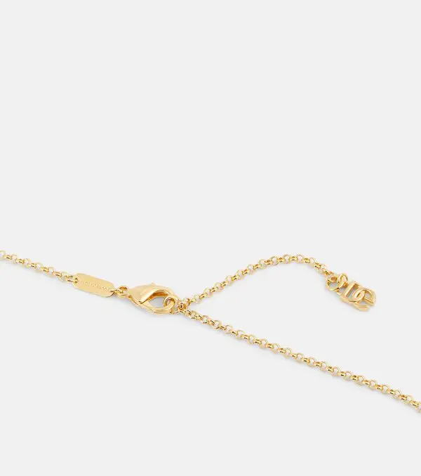 Dolce & Gabbana Dg Logo Embellished Necklace