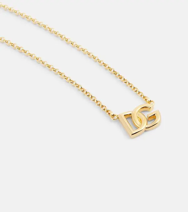 Dolce & Gabbana Dg Logo Embellished Necklace