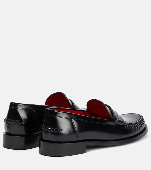 FERRAGAMO Irina Leather Loafers - Black