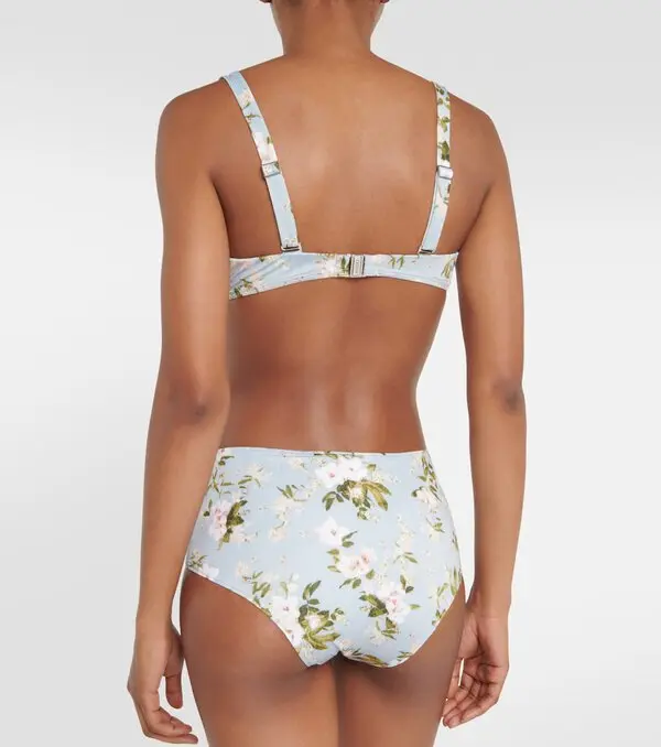 Erdem Chun Floral Bikini Top