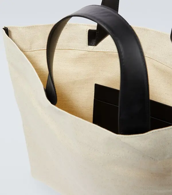 JIL SANDER Book Canvas Tote Bag
