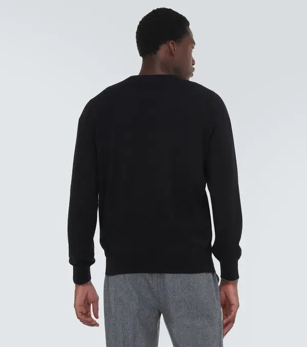 Brunello Cucinelli Cashmere Crewneck Sweater - Black