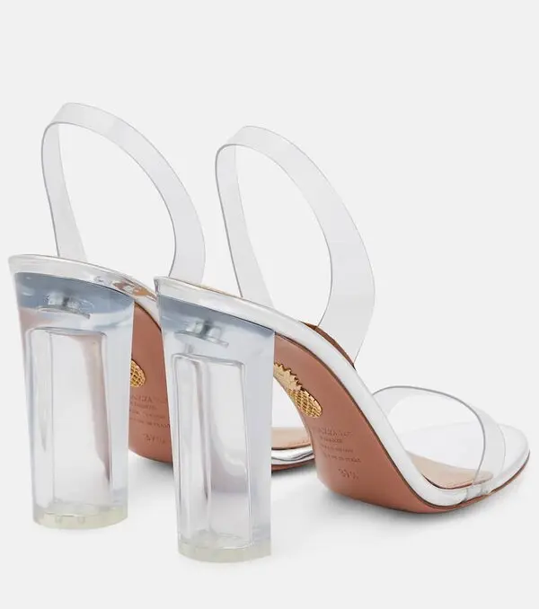 AQUAZZURA So Nude 105 Slingback Sandals