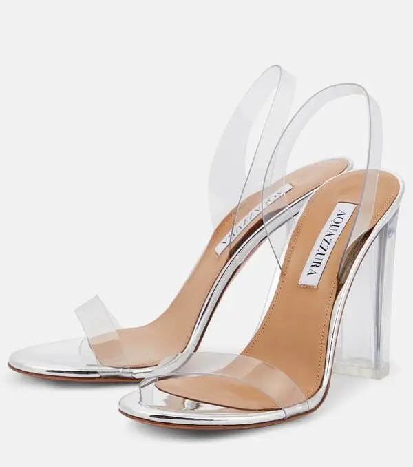 AQUAZZURA So Nude 105 Slingback Sandals