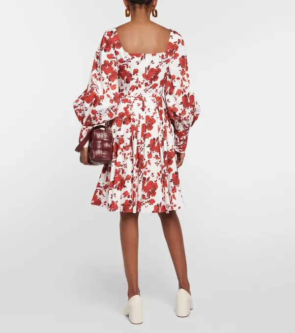 EMILIA WICKSTEAD Yasmina Floral Cotton Minidress