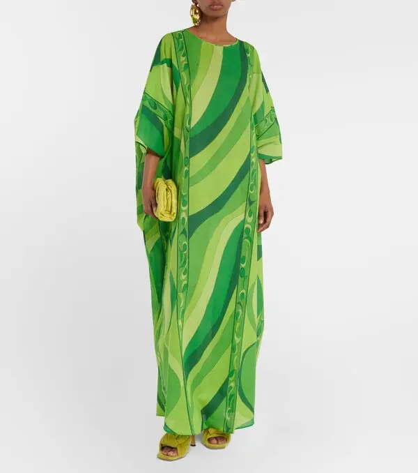 Emilio Pucci Pesci Cotton Kaftan
