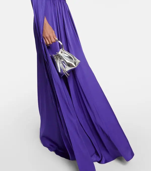 Safiyaa Bridal Chiffon Cape Gown