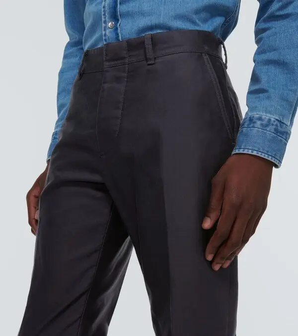 TOM FORD Straight Cotton Trousers