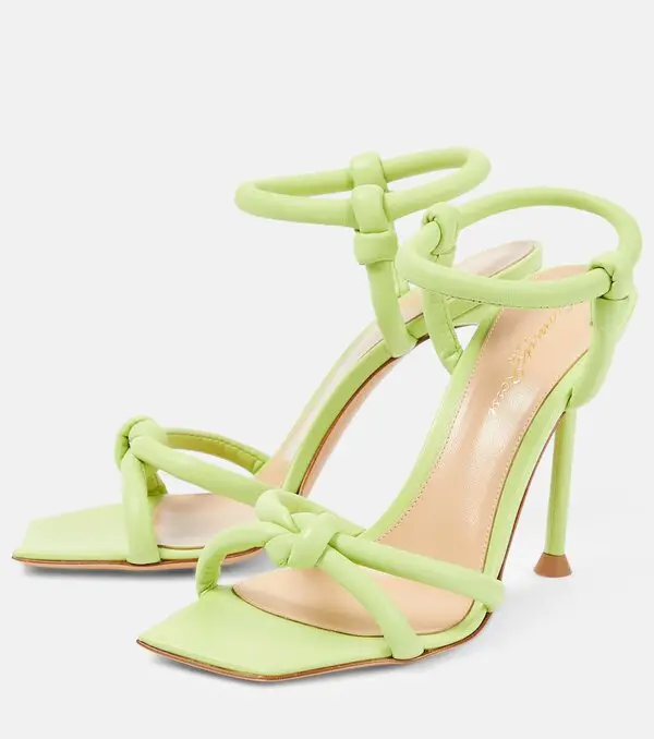 GIANVITO ROSSI Juno Leather Sandals