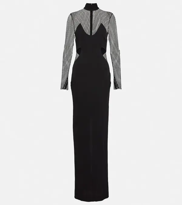 TOM FORD Long-sleeved Cutout Gown