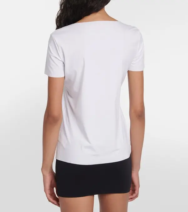 Wolford Aurora Jersey T-shirt - White