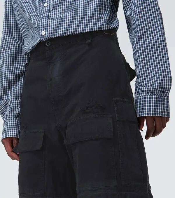 Balenciaga Cotton Twill Cargo Pants
