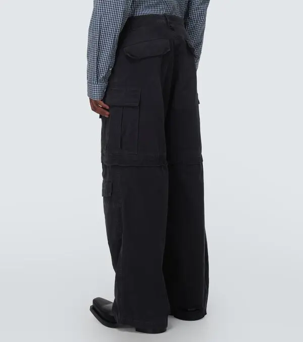 Balenciaga Cotton Twill Cargo Pants