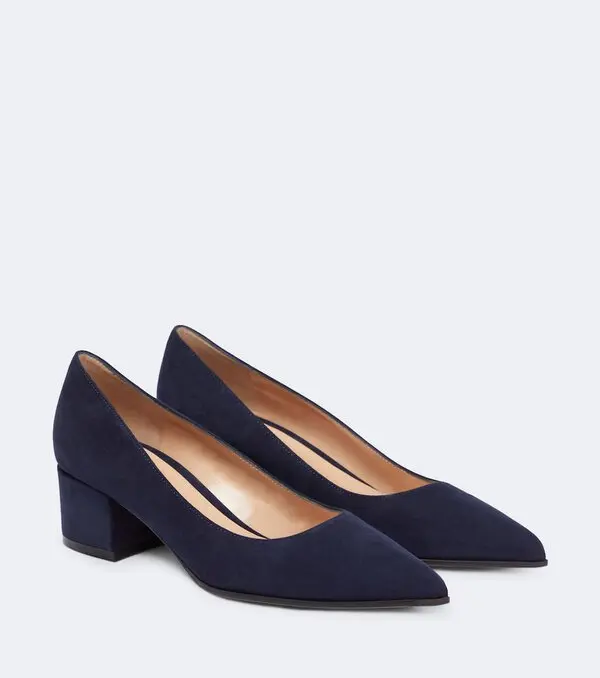 GIANVITO ROSSI Piper Pumps - Blue