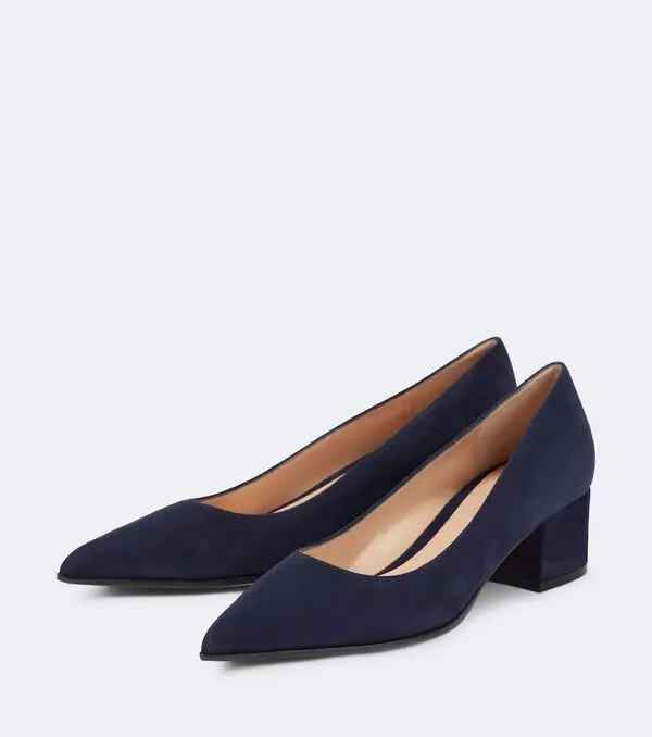 GIANVITO ROSSI Piper Pumps - Blue
