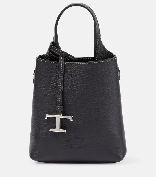 TOD'S Micro Leather Tote Bag
