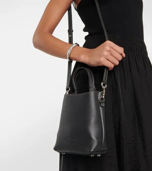 TOD'S Micro Leather Tote Bag