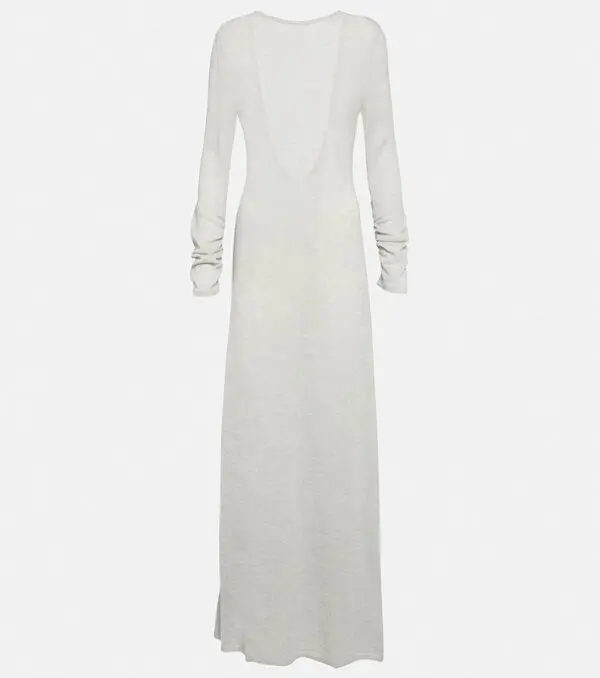 Magda Butrym Alpaca-blend Maxi Dress - Grey