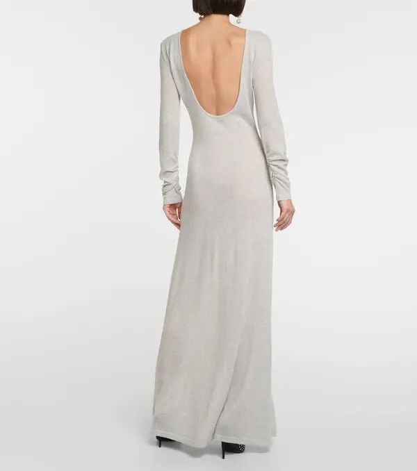 Magda Butrym Alpaca-blend Maxi Dress