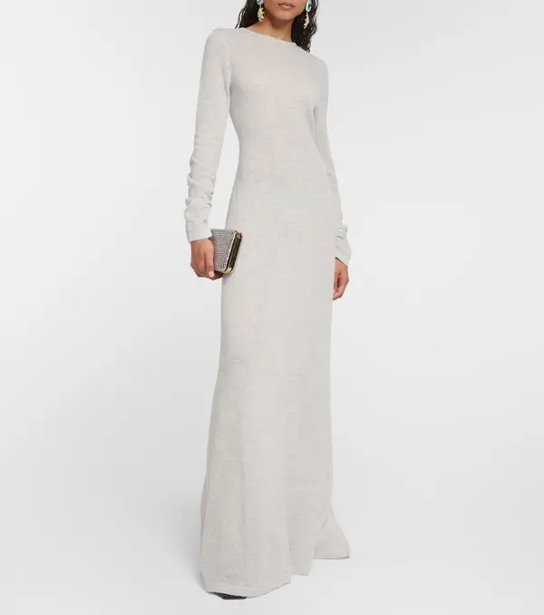 Magda Butrym Alpaca-blend Maxi Dress