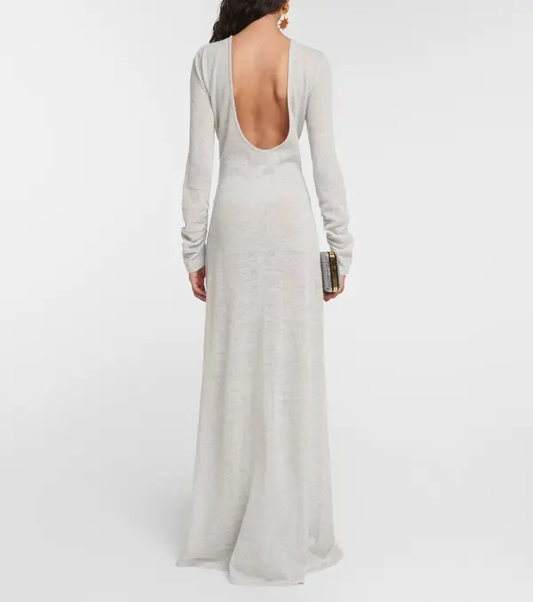 Magda Butrym Alpaca-blend Maxi Dress