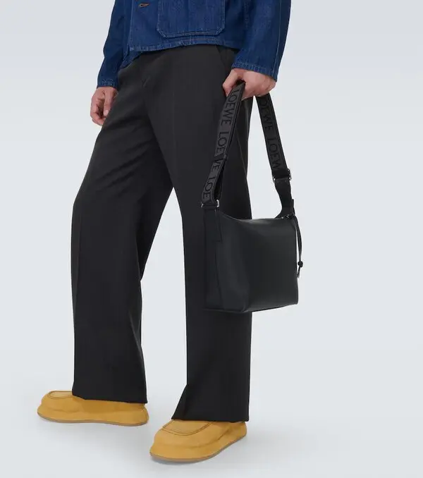 Loewe Cubi Small Leather Crossbody Bag