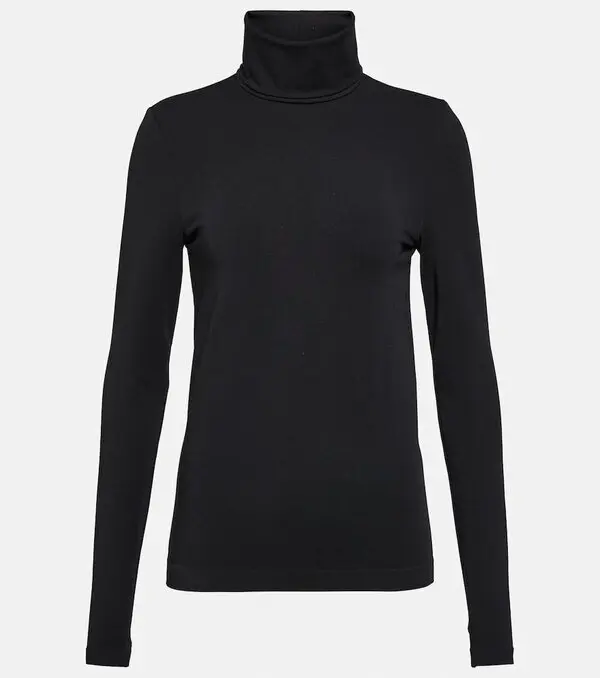 Wolford Aurora Jersey Turtleneck Top