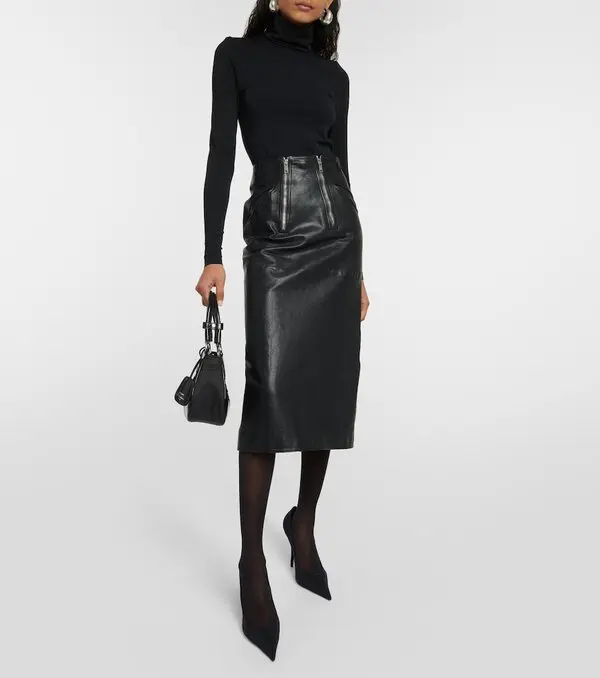 Wolford Aurora Jersey Turtleneck Top