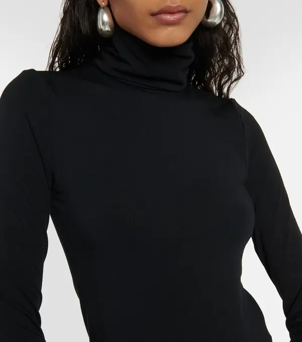 Wolford Aurora Jersey Turtleneck Top