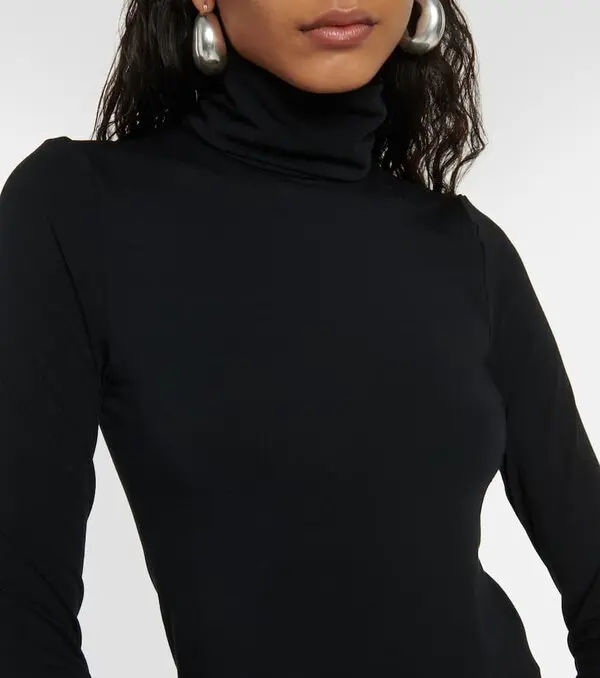 Wolford Aurora Jersey Turtleneck Top