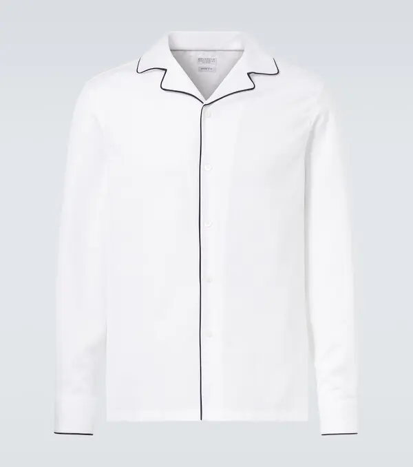 Brunello Cucinelli Cotton Shirt - White