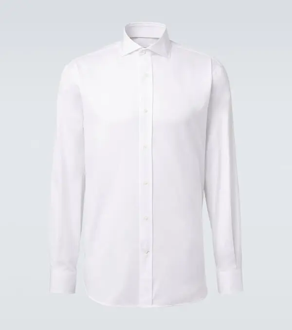 Brunello Cucinelli Cotton Shirt - White