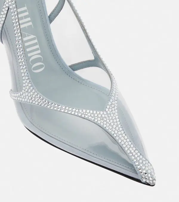 Attico Venus Chrome Pumps